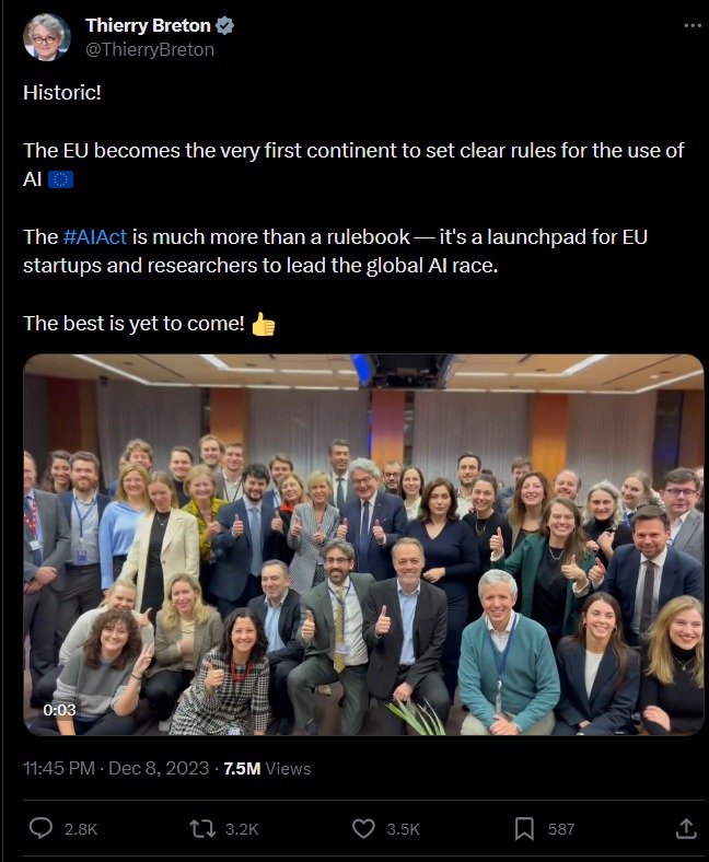 ЕУ постигна договор за првите сеопфатни правила за вештачка интелигенција Емитер